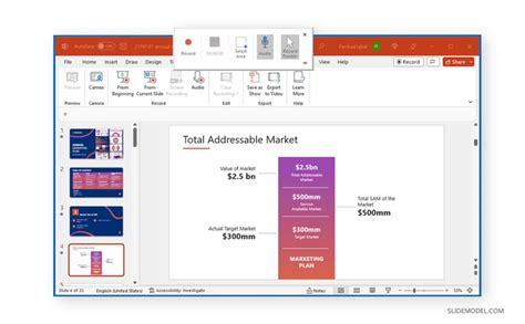 03 Screen Recording In Powerpoint Slidemodel