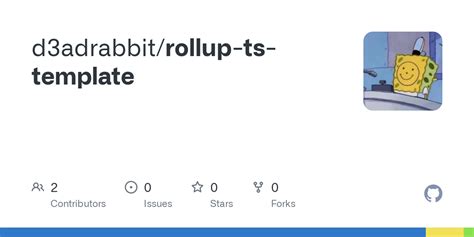 github d3adrabbit rollup ts template