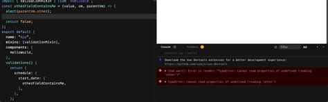 Custom Validator Error When Other Accessing Component · Issue 1060