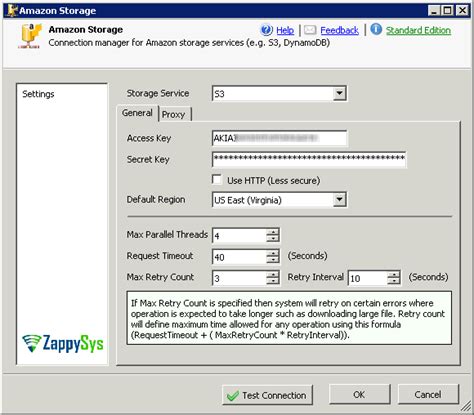 Ssis Amazon S3 Task File Upload Download Delete List Zappysys