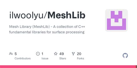 Github Ilwoolyu Meshlib Mesh Library Meshlib A Collection Of C Fundamental Libraries