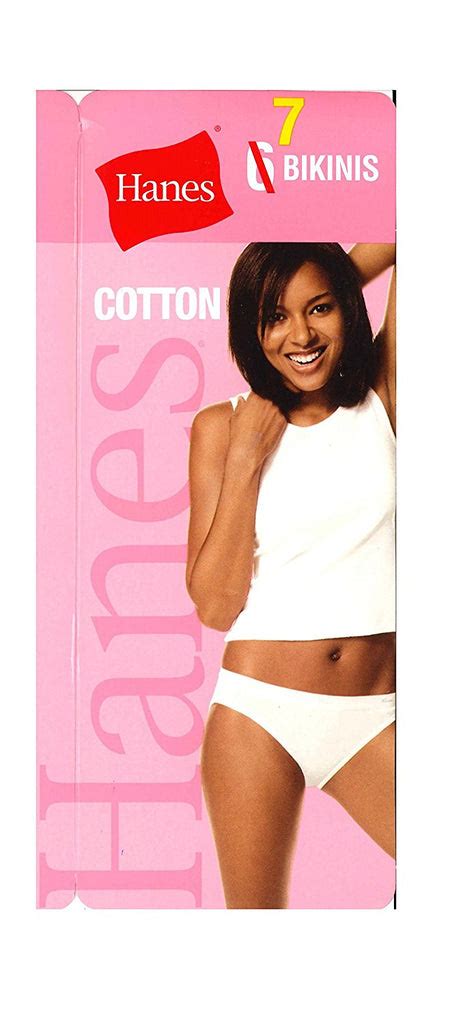 Hanes Cotton Bikinis White 7 Pack Atlantic Hosiery