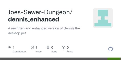 GitHub Joes Sewer Dungeon Dennis Enhanced A Rewritten And Enhanced Version Of Dennis The