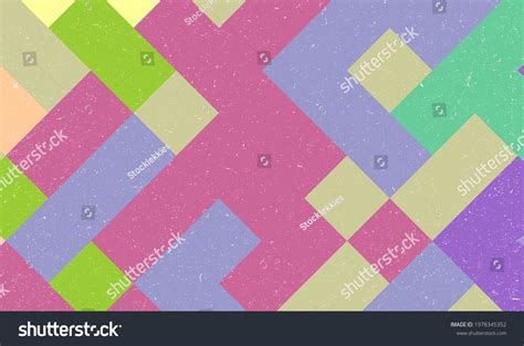 Abstract Colorful Square Mosaic Background Template Stock Vector Royalty Free 1978345352