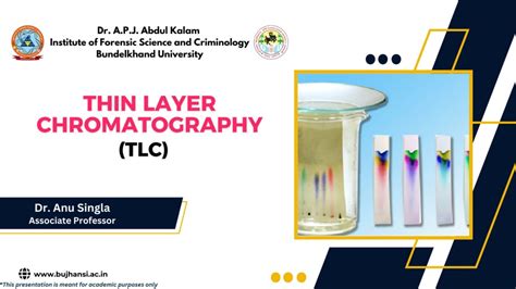 Ppt An Introduction To Thin Layer Chromatography Tlc Powerpoint Presentation Id 13142981