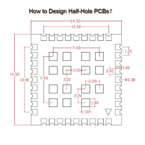 OEM Half Hole PCB Sensor Half Hole PCB Supplier Factory Rich Full Joy