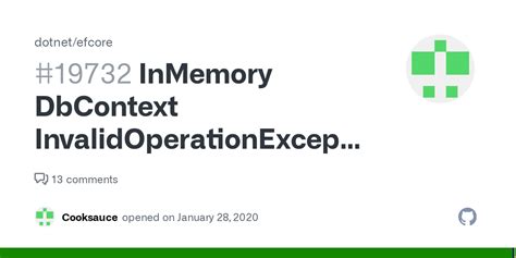 Inmemory Dbcontext Invalidoperationexception With Two Dbcontext