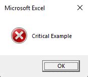 Creating Custom Message Boxes With VBA MsgBox Function