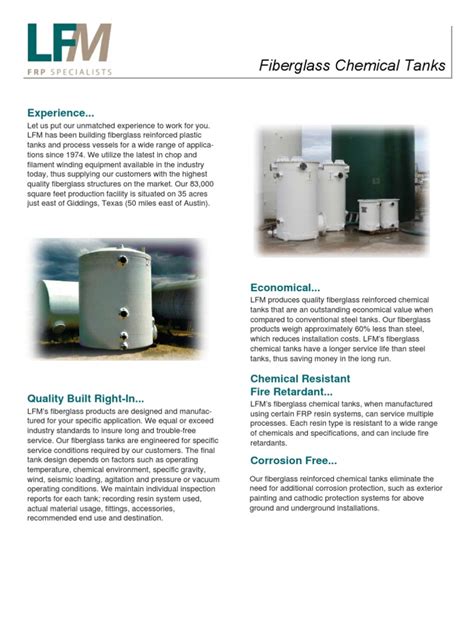 Pdf Fiberglass Chemical Tanks Dokumentips