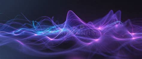 Futuristic Machine Learning Algorithm As Glowing Energy Field Stock Image Image Of Algorithm