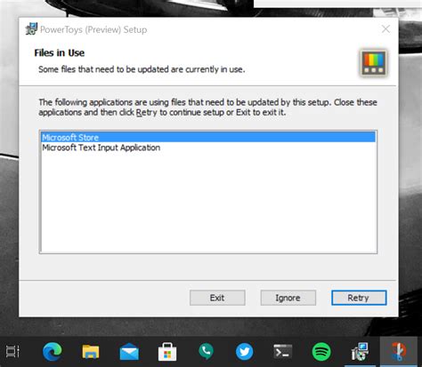 Installer Asks To Close Apps That Aren T Open Issue Microsoft PowerToys GitHub
