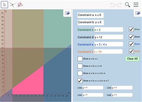 Linear Programming Problem 1 Geogebra