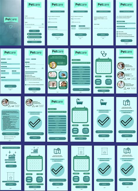 Trabalho De Desenvolvimento De Interfaces De Aplicativo On Behance