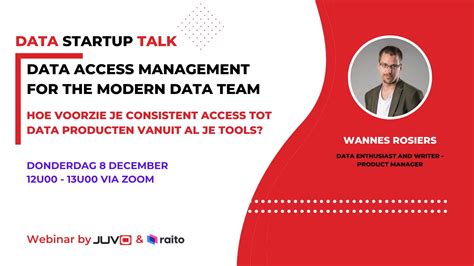 Data Access Management For The Modern Data Team Webinar Juvo