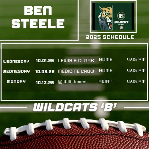 Ben Steele Wildcats Football