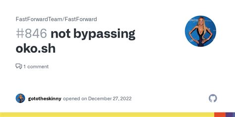 not bypassing oko.sh · Issue #846 · FastForwardTeam/FastForward · GitHub