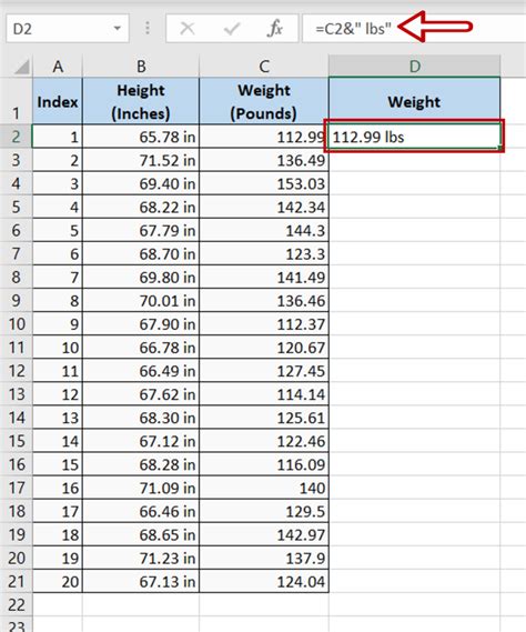 how to add units in excel spreadcheaters
