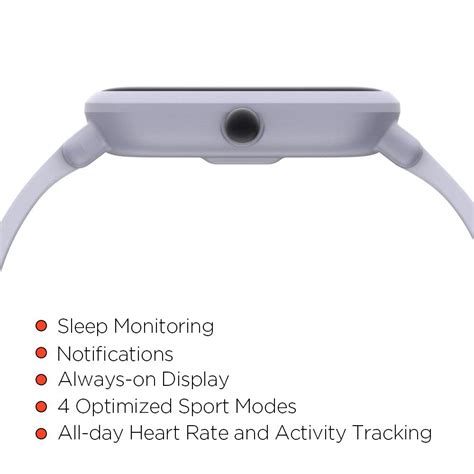 Amazfit Bip Smartwatch by Huami with All-Day Heart Rate and Activity ...