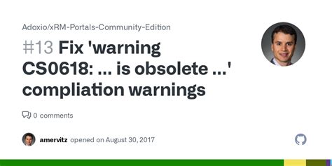 fix warning cs0618 is obsolete compliation warnings · issue