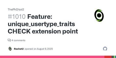 feature unique usertype traits check extension point · issue 1010