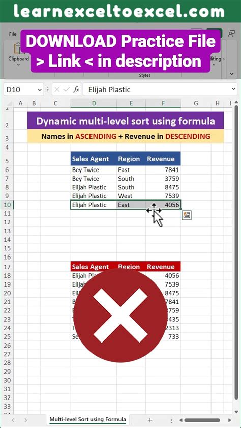 Excel Pro Tricks Dynamic Multi Level Or Multi Column Sorting In Excel