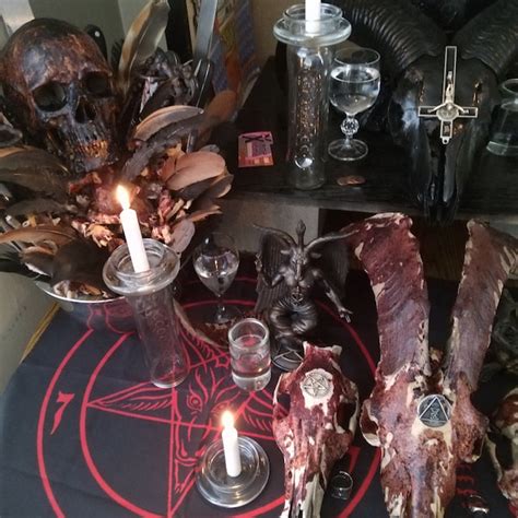 Azazel Goat Devil Baphomet Altar Cloth Etsy