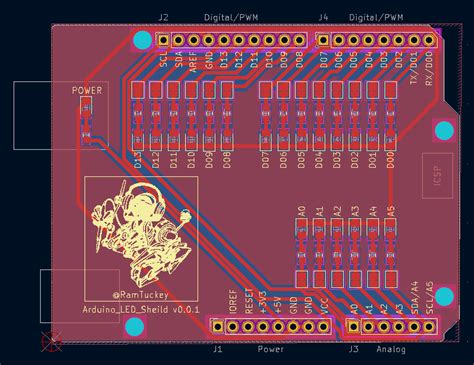【arduinoで電子工作 7】arduino Uno用ledシールドの作成【超便利！】 電子工作でライフハック