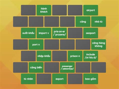 talent 8 unit 2 part b extra 3 matching pairs
