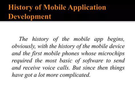 Development Of Mobile Application Ppt Pptx