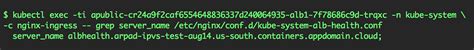 how can i isolate do maintenance and debug an alb ingress controller