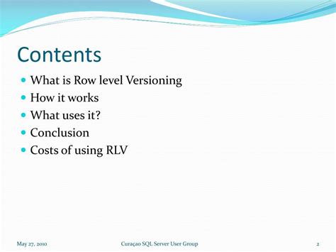 Ppt Sql Server 2005 Row Level Versioning Powerpoint Presentation