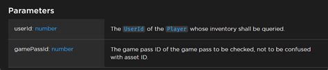 UserOwnsGamePassAsync Function Does Not Return Boolean If Player Owns At Least One Gamepass From