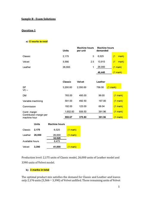 Exam B Solutions Warning Tt Undefined Function 32 Sample B Exam