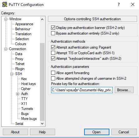 Configuring A Secure SSH Based Connection To VPSServer Com