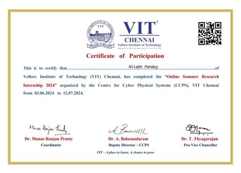 Nilabh Pandey On Linkedin Vitchennai Cyberphysicalsystems