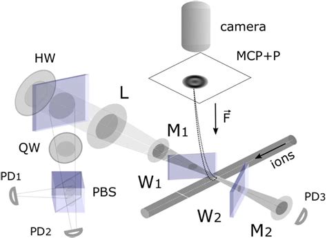 Scheme Of The Single Interferogram Photodetachment Microscopy