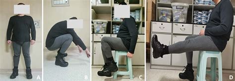 the lower limb function of the second typical case at the last