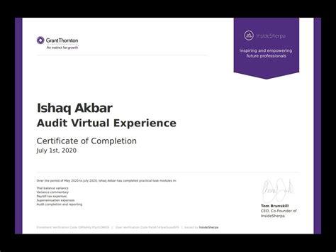 Ishaq Akbar On Linkedin Today I Successfully Completed My Virtual