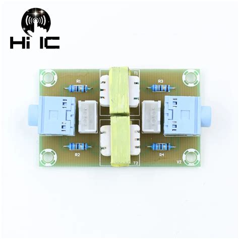Audio Isolator Acoustic Noise Isolation Eliminate Current Sound Interference Filter Ground Loop