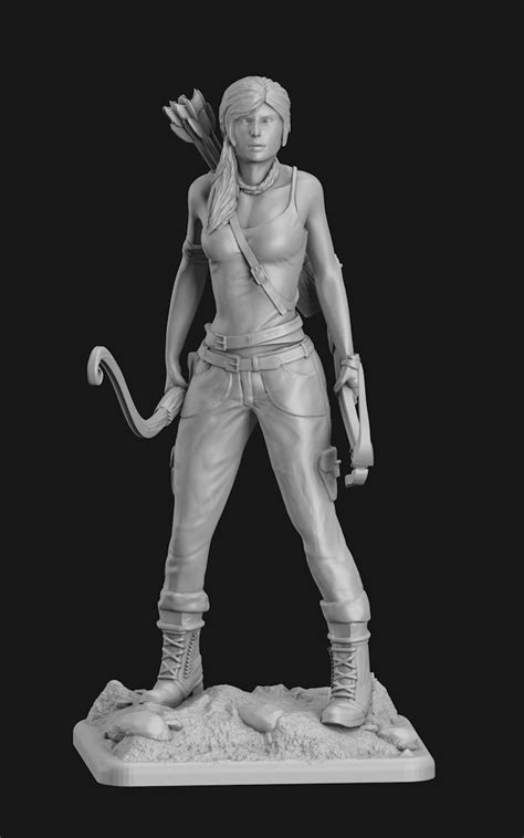 Lara Croft 3d Printing Model Stl