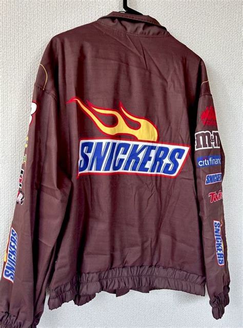 Nascar Snickers Light Jacket Racing Shirt Big Logo Mandms Multilogo Grailed