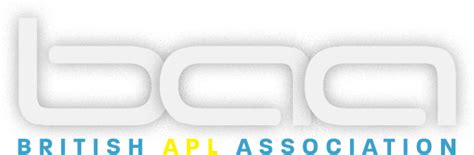 british apl association promoting array programming languages