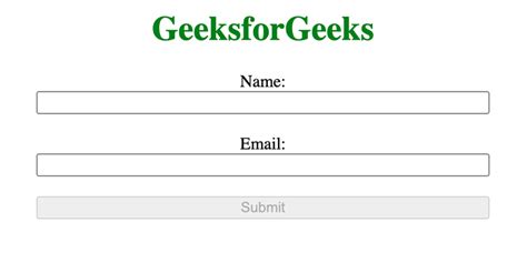 How To Prevent Buttons From Submitting Forms In HTML GeeksforGeeks