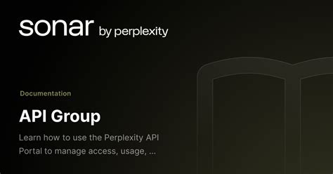 api group perplexity