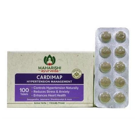 Cardimap Tablets Natural Remedy For Hypertension Maharishi Ayurveda