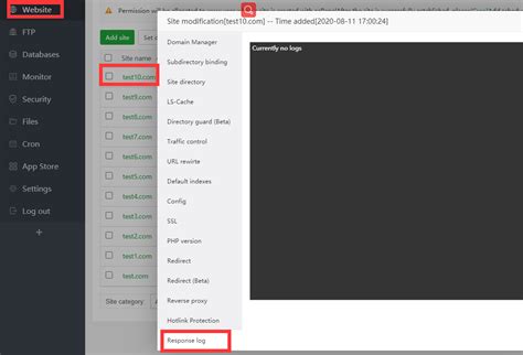 Visitors Log Like Cpanel Aapanel Free Hosting Control Panel One