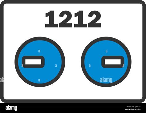 Safe Cell Icon Editable Bold Outline With Color Fill Design Vector
