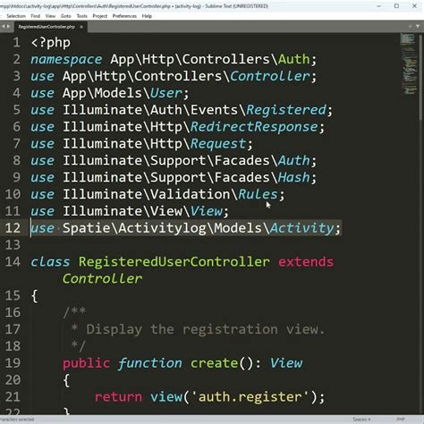Laravel 11 Spatie Activity Log Track User Activity Codeshotcut Shorts Shortvideo