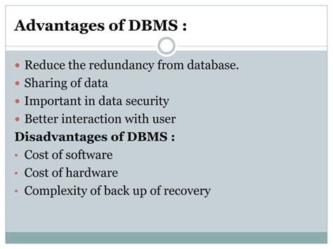 A Project On Dbms And Rdms Pptx Databases Computer Software And